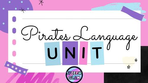 Pirates Theme Language Unit (Mega Bundle) Interactive Books and Boom Cards