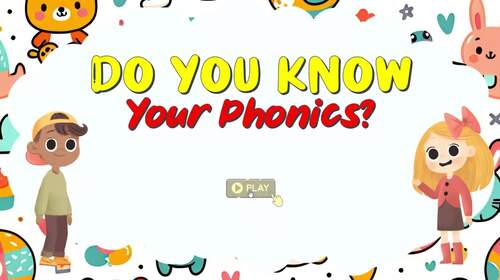 Phonics Games No Prep | Self Directed Learning | Powerpoint Games For Kids