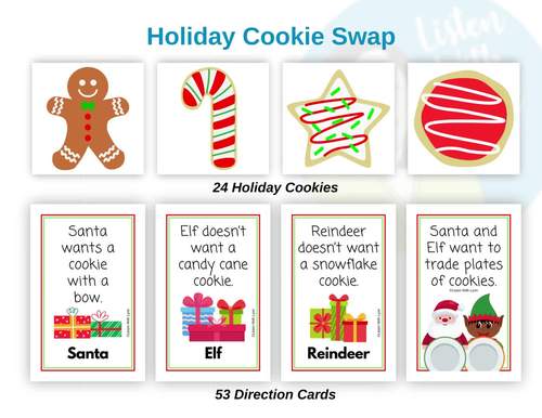 HOLIDAY COOKIE SWAP Listening for Critical Elements Directions ...