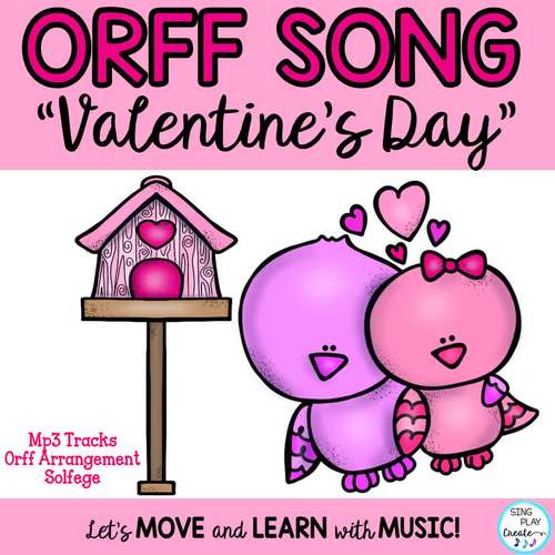 Valentine's Day Music Lesson: "Valentine's Day" Kodaly, Orff, Video Mp3 ...