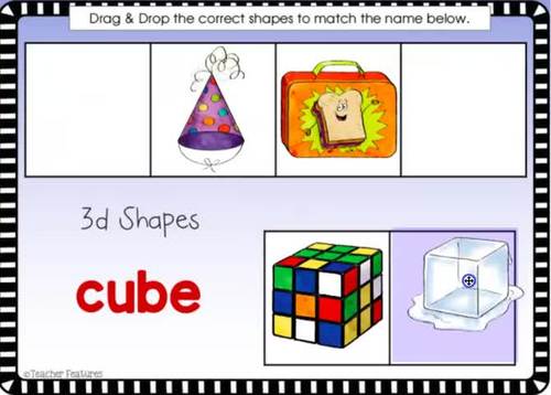 2D & 3D SHAPES Digital Task Cards MATH Boom Cards by Teacher Features