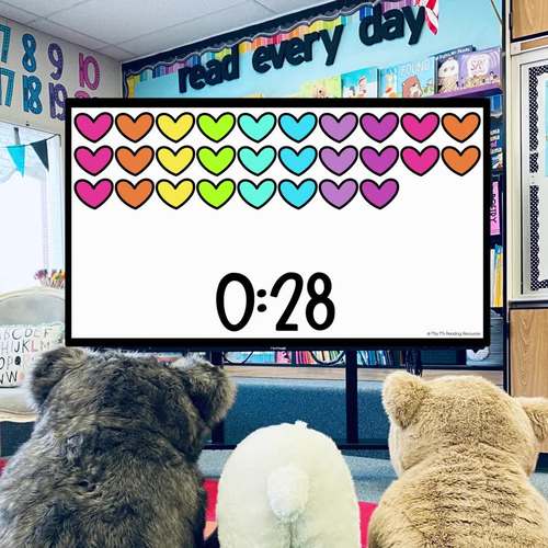 Classroom Management Visual Timers FEBRUARY | Time Management Digital ...