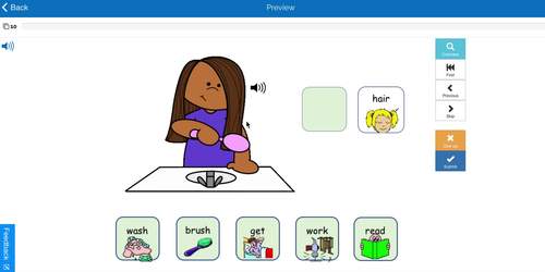 Core Word Practice: Verbs with Boom Cards by AACreATively | TPT