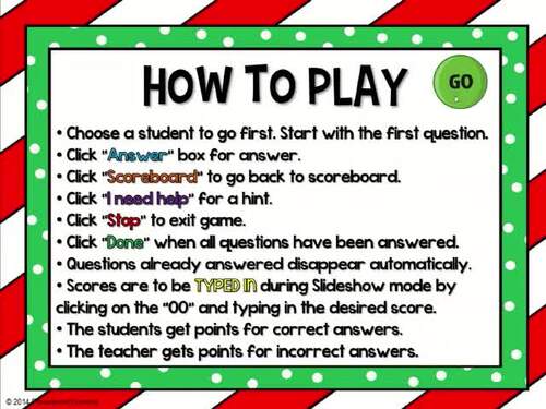 Adding Within 5 Christmas Powerpoint Game by Teacher Gameroom | TPT