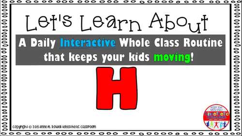 Interactive Alphabet & Letter Sound Practice: Letter H Activity - Early ...