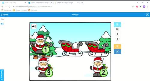 BOOM CARDS NAVIDAD: Ordenar números 1-20 | Christmas Number Order by Ms ...