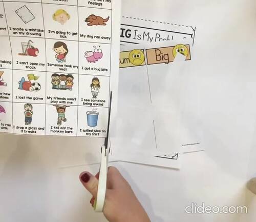 How Big Is My Problem? Visual Chart and Sorting Activity by HomeBloom ...