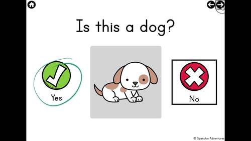 Yes & No Questions Comprehension & Receptive Language Speech Therapy ...