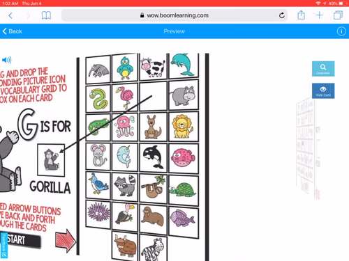 Animal ABC Interactive Book + NO PRINT BOOM | for Speech Therapy