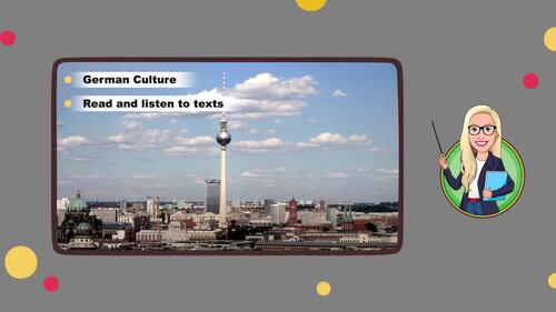 Learn German A2-B1-B2: Culture, Reading & Listening Comprehension