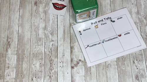 Pocket Dice Roll Tally Graph Holiday Math Center | TpT