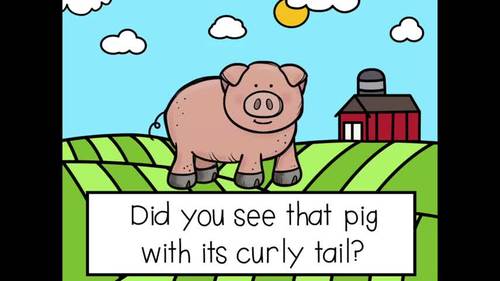 Farm Animal Poem / Song & Video With Writing & Sequencing Activities & More