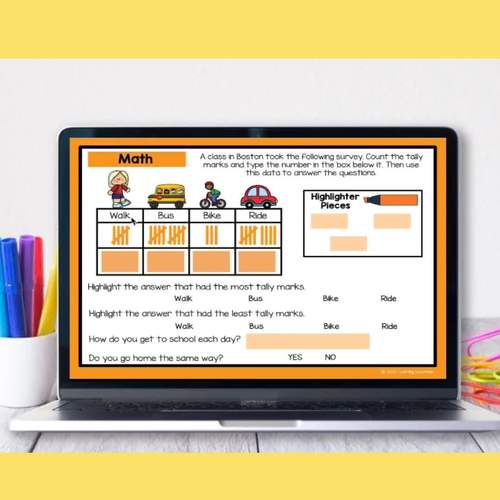 1st grade Back to School Digital Activities for Google Classroom™
