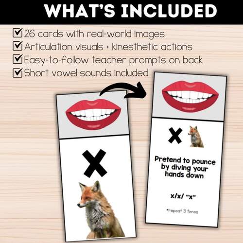 Phoneme Action Cards | Science of Reading Aligned | Movement-Based