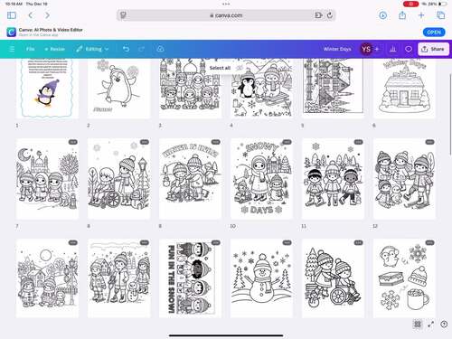 Winter Coloring Book Pages 40+ diverse | animals | disabilities ...