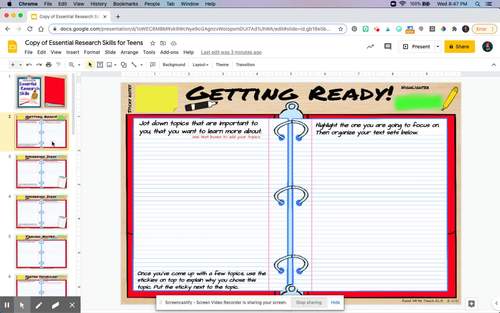 Essential Research Skills for Teens: Digital Interactive Notebook Companion