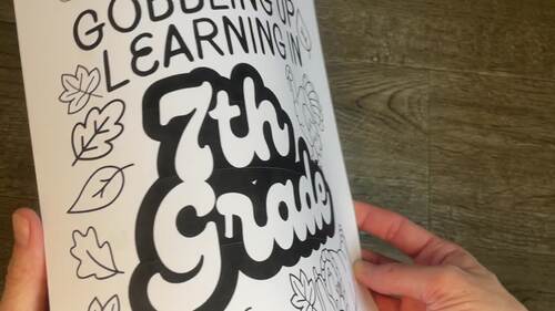 7th Grade November Early Finisher | Literacy, Math, and Art Activities