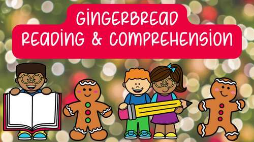 All About The Gingerbread Man Reading Kindergarten First Second Third ...