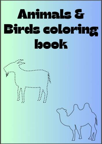 Nature's Palette: Animals, Sea Life, Birds & Insects Coloring Odyssey
