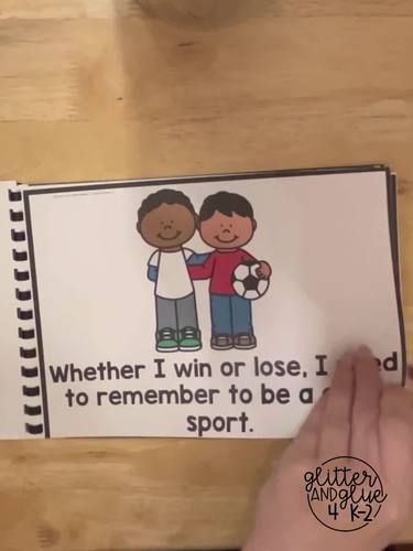 Being A Good Sport Interactive Story for Social Skills - Social Narrative