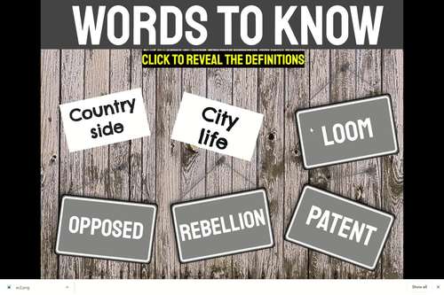 Industrial Revolution Interactive Google Slides™ Presentation Distance ...