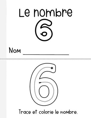 French Interactive Number Books - Printable - Maternelle Les Nombres