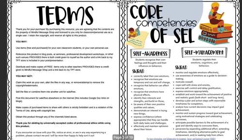 Self Awareness in a Classroom {Activities / PDF} by Mindful Message Shop