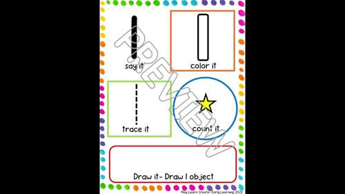 Number Book for Preschool and Kindergarten , Math center learning ...