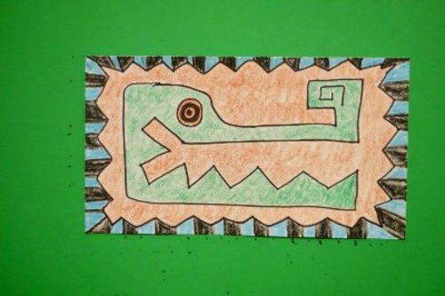 Let's Draw an Aztec Crocodile! by Patty Fernandez Artist | TPT