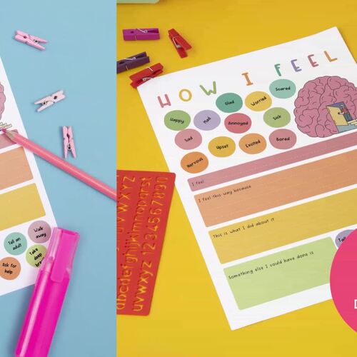 How I Feel Worksheet | SEL Emotional Awareness Activity | Self ...