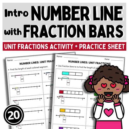️ 3rd Grade Math Beginning Fractions on a Number Line Worksheets ...