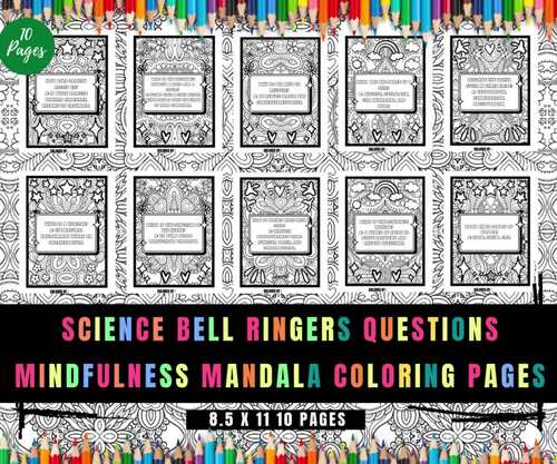 Science Bell Ringers Middle School Questions Printable Coloring Pages ...