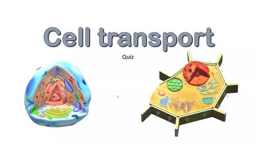 Cell transport quiz ppt by Marija Atanasković | TPT