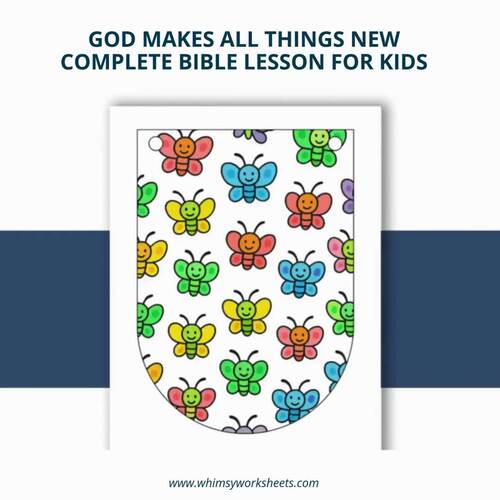 God Makes All Things New Bible Lesson | 58-Page Printable Christian ...