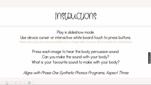 PHONICS | Phase 1 | Aspect 3 | Body Percussion | What Can You Do? | IWB ...