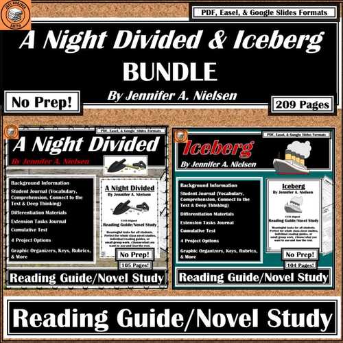 "Iceberg" & "A Night Divided" Jennifer Nielsen Reading Guide/ Novel ...