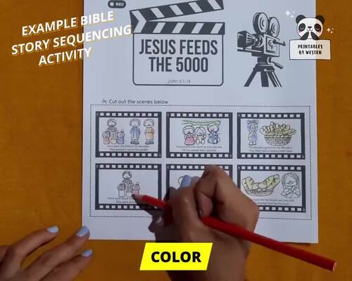 Joseph Prince of Egypt Bible Sequencing Activity and Craft for Kids