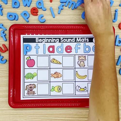 Beginning Sounds Mats (Printable and Google Slide Ready!) by The ...