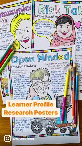 IB PYP Learner Profile Collaborative Research Project by Susan Powers