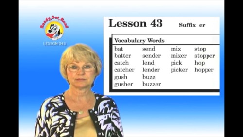 Ready, Set, Read: DVD Lesson 43 Suffix “er” by Vera Clark | TpT
