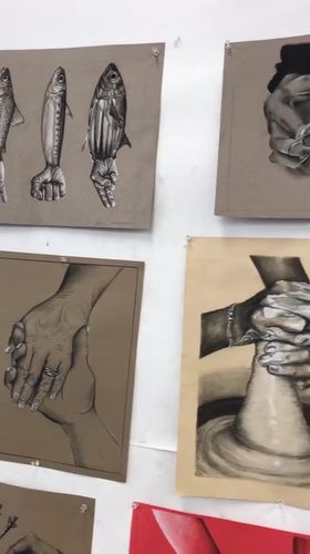 Advanced Drawing Prompt: Human Hands | AP®Art and Design High School ...