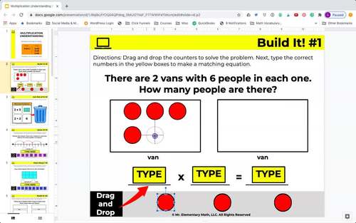 3rd Grade Multiplication within 100 | Digital Centers | Google Classroom™