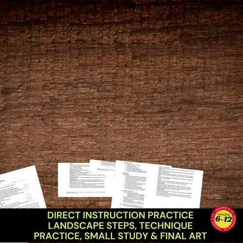 Watercolor Landscape Painting Project: Middle School Art or High School Art