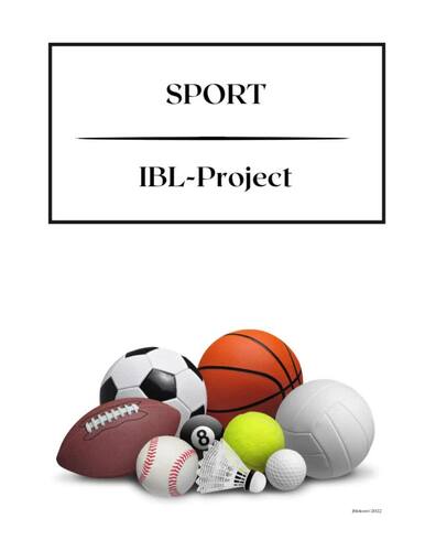 Sport: IBL Project with TEMPLATES by The EFL Classroom Today | TPT
