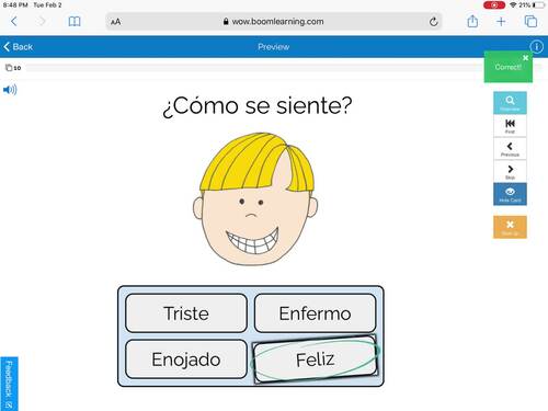 Como Se Sienten? Interactive Book and Boom Cards by Alicia DeSanto SLP