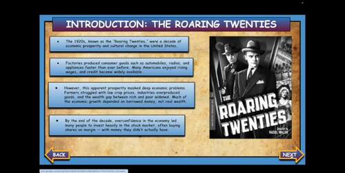 The Causes Of The Great Depression Powerpoint. L66. Stock Market Crash 1929