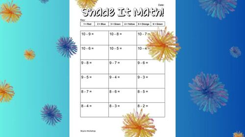 Shade It Math! BUNDLE by Skye's Workshop | TPT