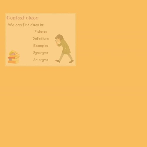 Context Clues Bundle, PowerPoint Presentation & Task Cards Google Slides