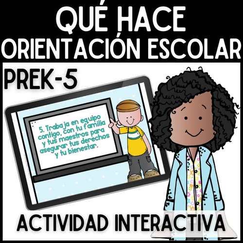 QUÉ HACE ORIENTACIÓN ESCOLAR - POWERPOINT E IMPRIMIBLES- PREK-5 (EN ...