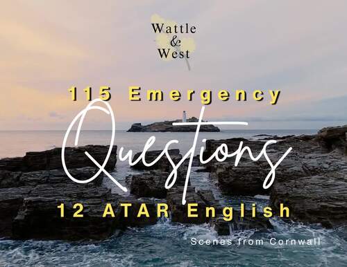 English examination and assessment questions: Year 12 by Wattle and West